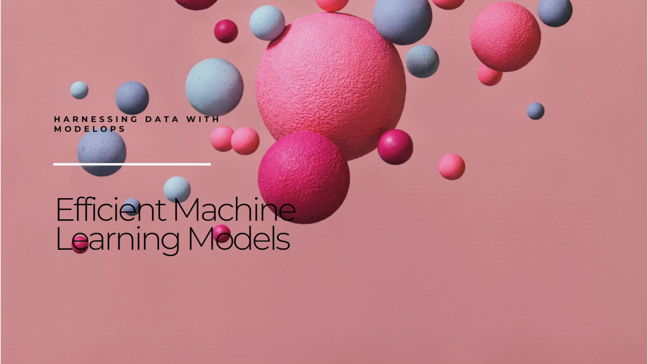 ModelOps: Harnessing Data for Efficient Machine Learning Models ModelOps: Harnessing Data for Efficient Machine Learning Models
