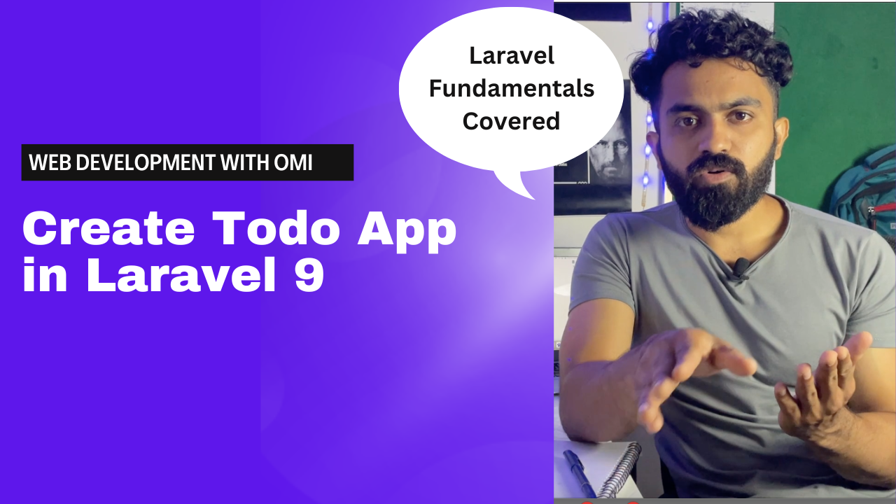 Create TODO App in Laravel 9, fundamentals covered. Create TODO App in Laravel 9, fundamentals covered.