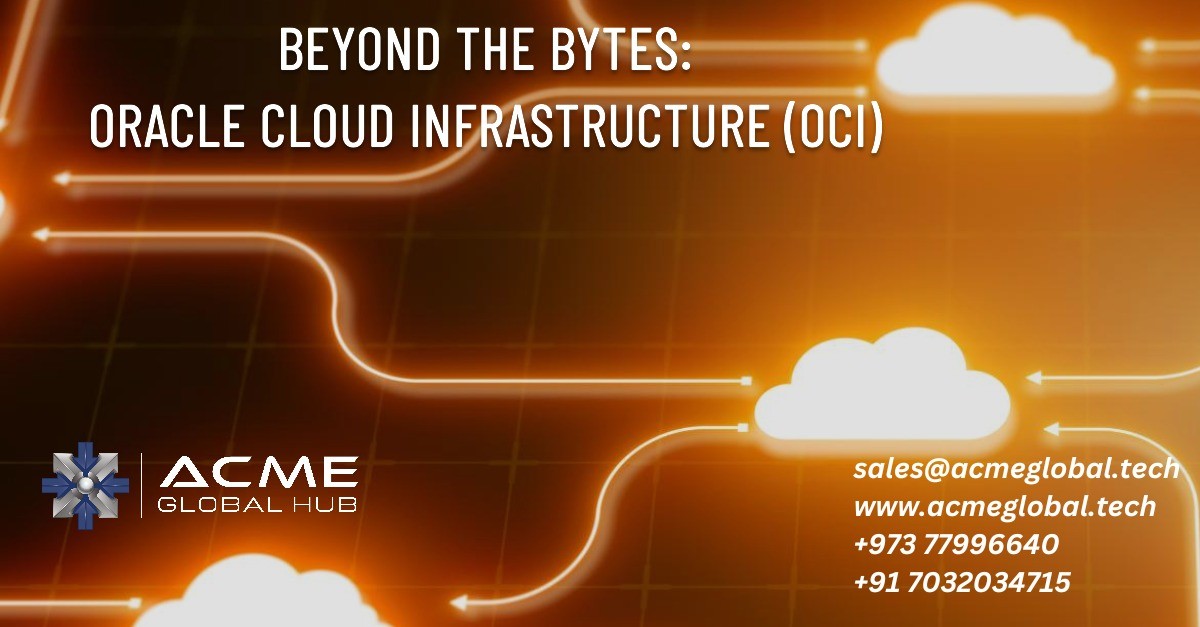 Beyond the Bytes: Optimizing Your Business with Oracle (OCI) Cloud Suite Beyond the Bytes: Optimizing Your Business with Oracle (OCI) Cloud Suite