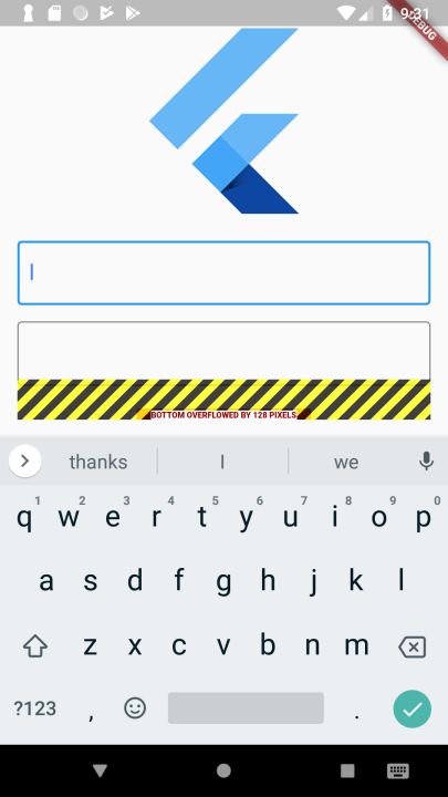 Flutter: BOTTOM OVERFLOWED PIXELS Flutter: BOTTOM OVERFLOWED PIXELS