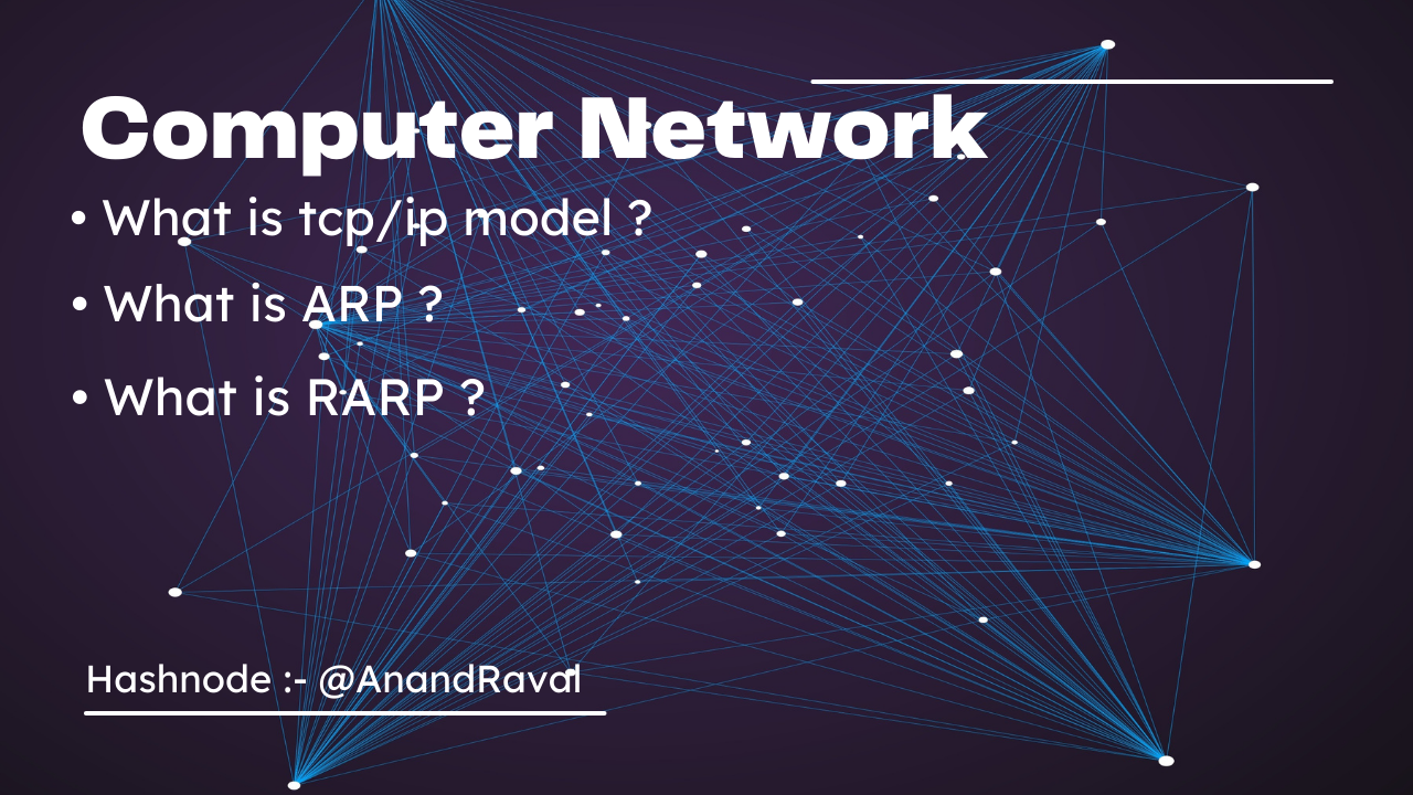 Exploring the TCP/IP Model, ARP, and RARP 🌐📡 Exploring the TCP/IP Model, ARP, and RARP 🌐📡