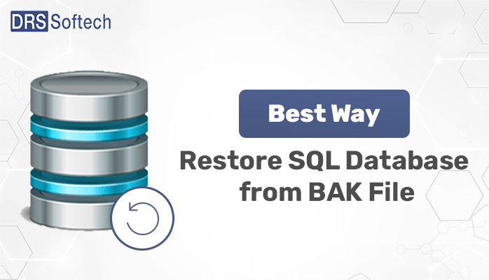 Best Way to Restore SQL Database from BAK File Best Way to Restore SQL Database from BAK File
