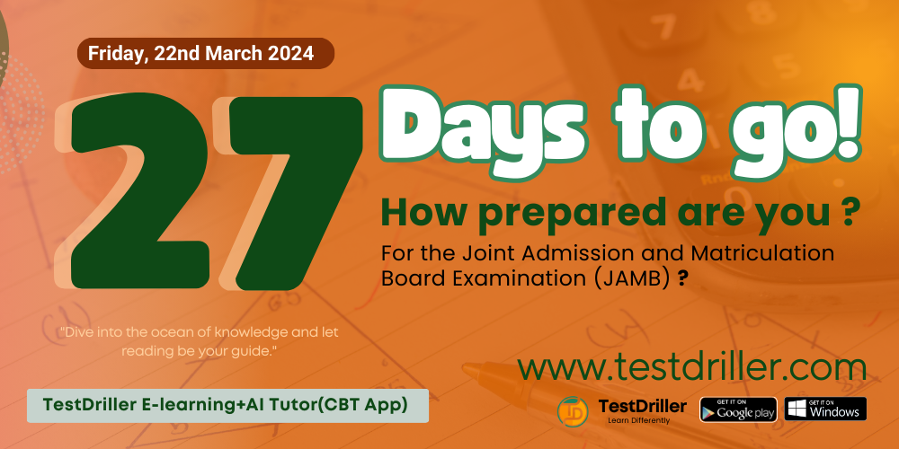 Maximizing Success in the 2024 JAMB Exam: The Importance of Using the ... Maximizing Success in the 2024 JAMB Exam: The Importance of Using the ...