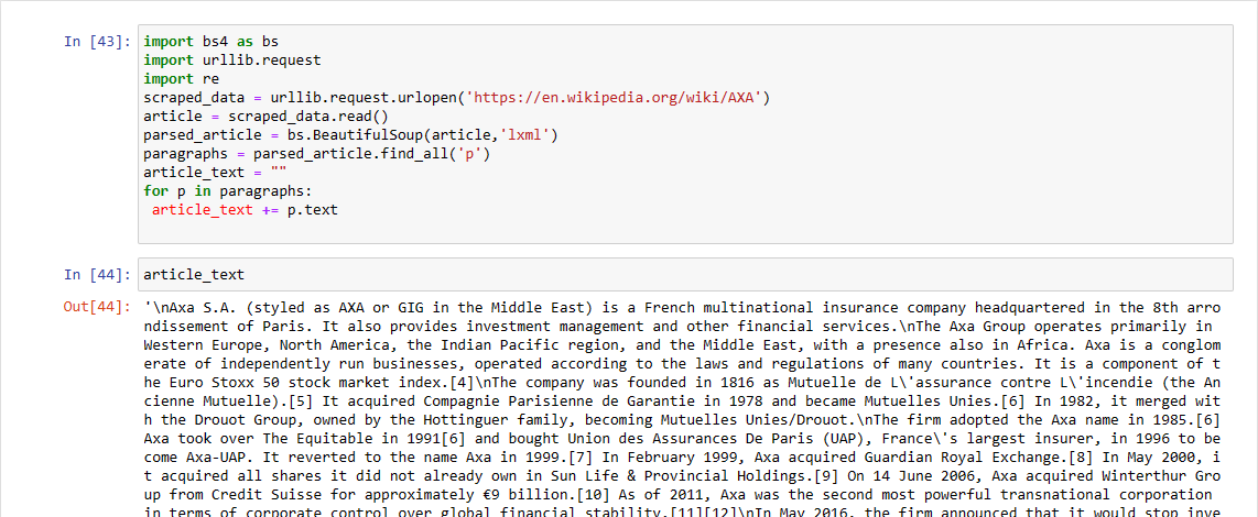 Summarize the Wikipedia by Python Summarize the Wikipedia by Python