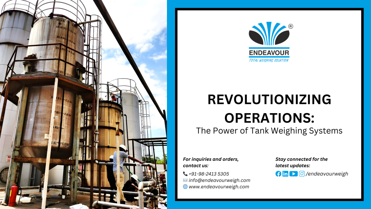 Revolutionizing Operations: The Power of Tank Weighing Systems Revolutionizing Operations: The Power of Tank Weighing Systems