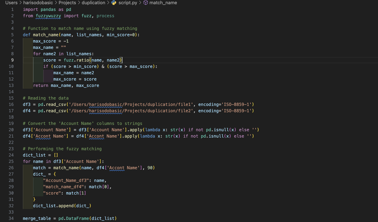 How to Python 🐍: Update a CRM and avoid duplicates (script included) How to Python 🐍: Update a CRM and avoid duplicates (script included)