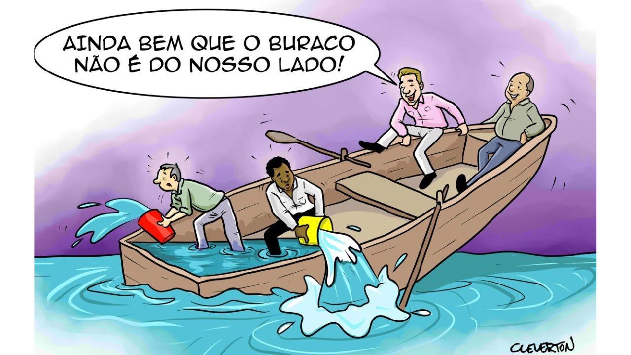 Estamos todos no mesmo barco! Estamos todos no mesmo barco!