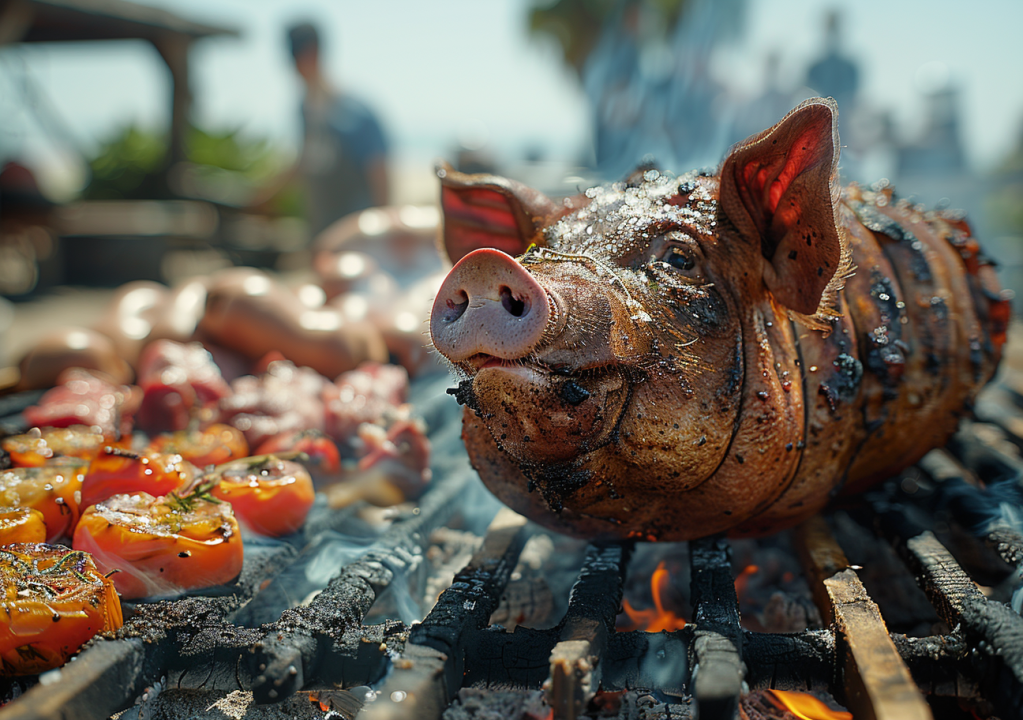 Sardinian Suckling Pig (Porceddu): the typical dish of traditional ... Sardinian Suckling Pig (Porceddu): the typical dish of traditional ...