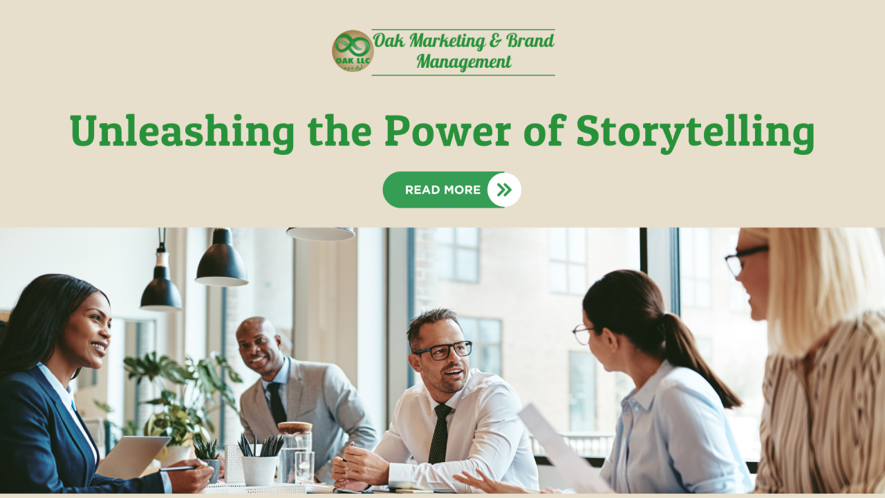 Unleashing the Power of Storytelling Unleashing the Power of Storytelling