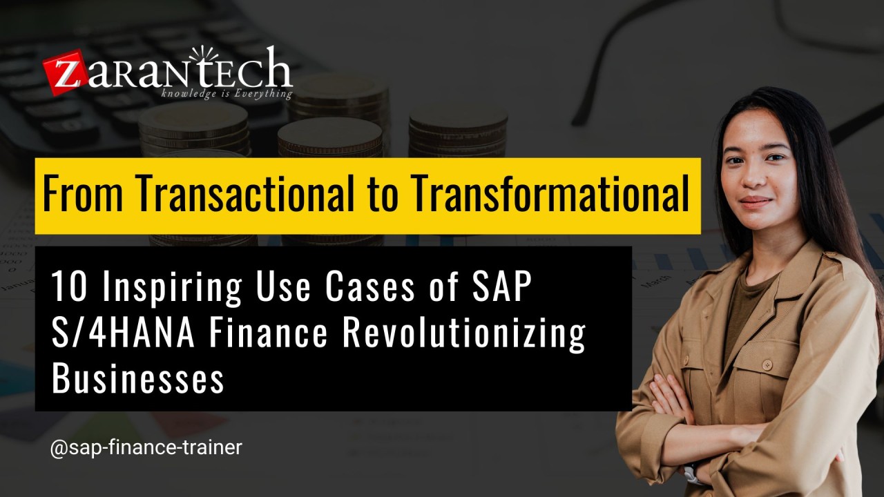 From Transactional to Transformational: 10 Inspiring Use Cases of SAP S ... From Transactional to Transformational: 10 Inspiring Use Cases of SAP S ...