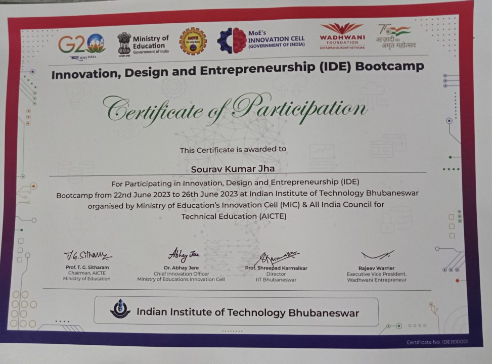 IDE BOOTCAMP 2023 IDE BOOTCAMP 2023