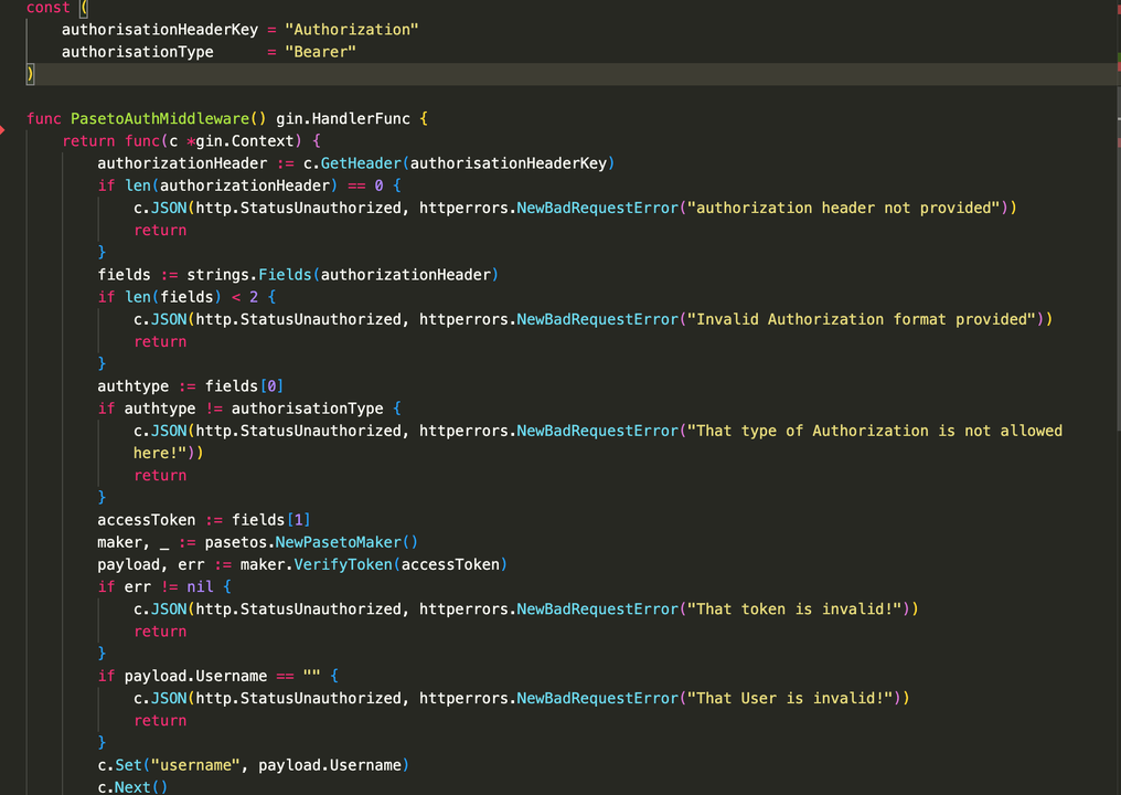 Authorisation with Golang - PASETO Authorisation with Golang - PASETO