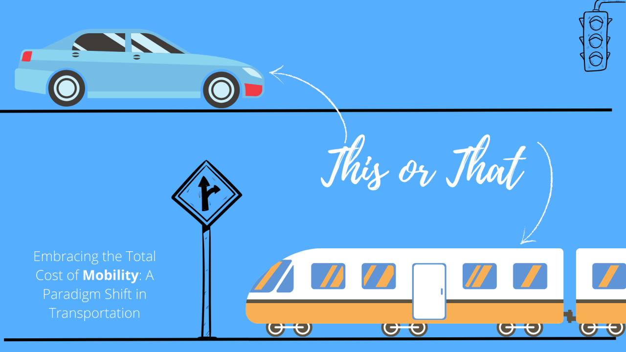 Embracing the Total Cost of Mobility: A Paradigm Shift in Transportation Embracing the Total Cost of Mobility: A Paradigm Shift in Transportation