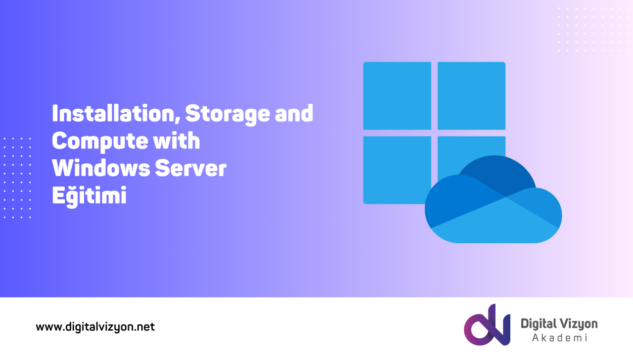 Installation, Storage and Compute with Windows Server Eğitimi Installation, Storage and Compute with Windows Server Eğitimi