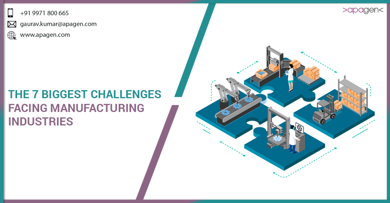 The 7 Biggest Challenges Facing Manufacturing Industries The 7 Biggest Challenges Facing Manufacturing Industries