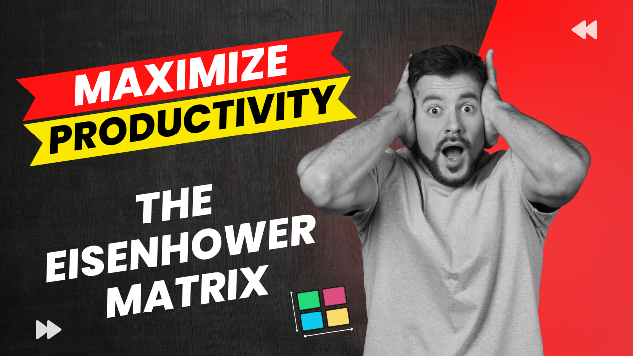 Maximizing Productivity with the Eisenhower Matrix Maximizing Productivity with the Eisenhower Matrix