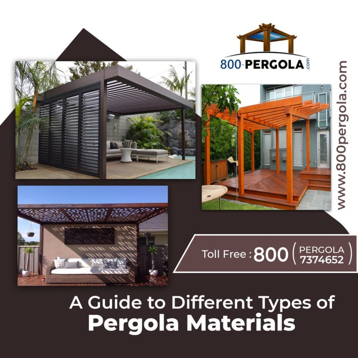 A Guide to Different Types of Pergola Materials A Guide to Different Types of Pergola Materials