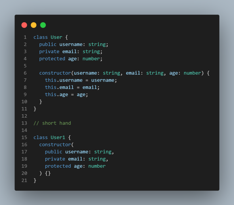 Classes in typescript - 6thday of 100daysofcoding Classes in typescript - 6thday of 100daysofcoding