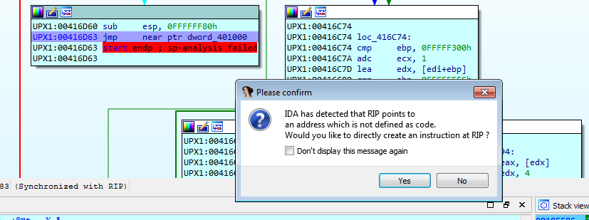 Unpacking a UPX Packed Sample with IDA Unpacking a UPX Packed Sample with IDA
