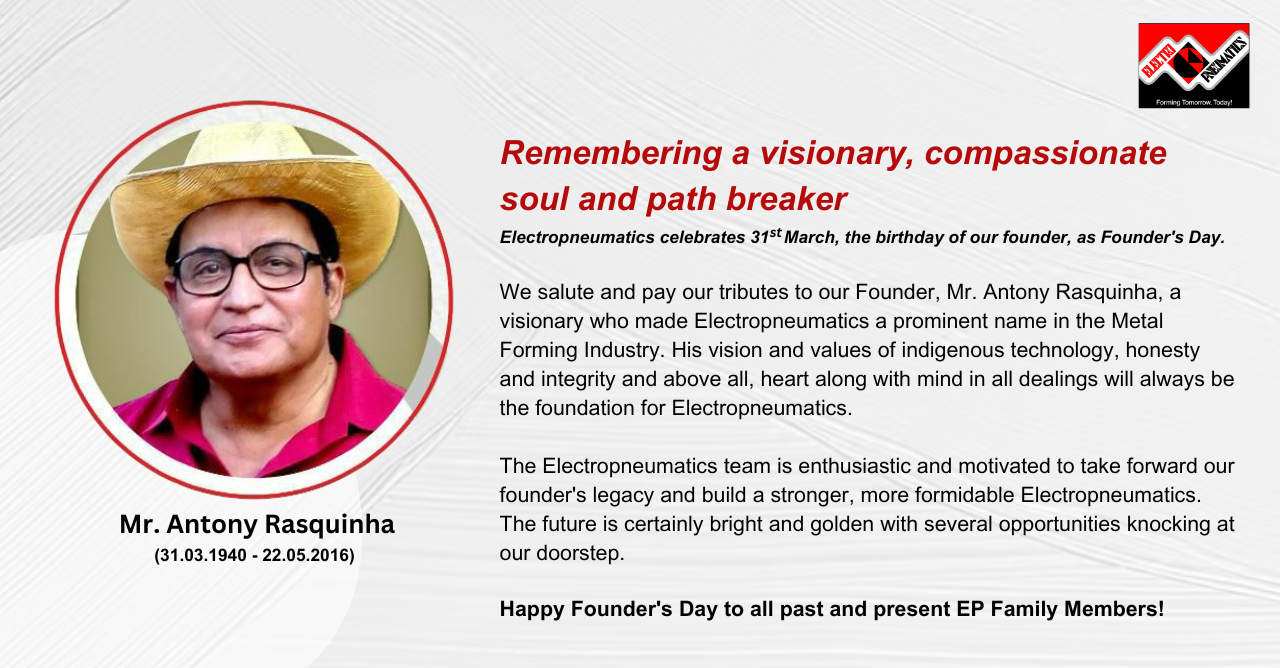 Celebrating the Life and Legacy of Mr. Antony Rasquinha on Founder's Day Celebrating the Life and Legacy of Mr. Antony Rasquinha on Founder's Day