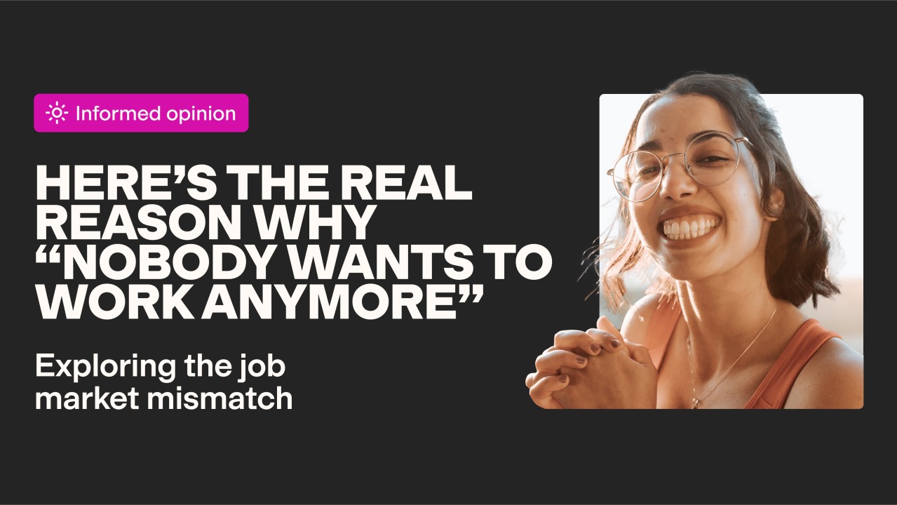 The real reason why “nobody wants to work” The real reason why “nobody wants to work”
