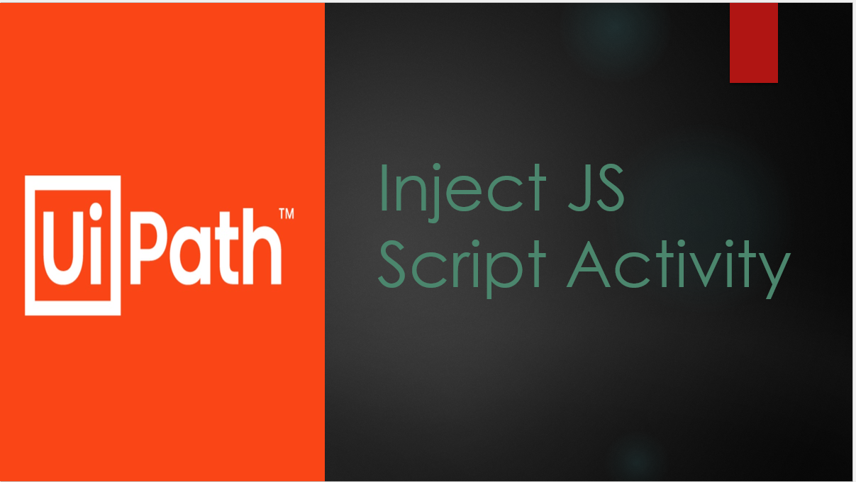 Inject JS Script Activity Inject JS Script Activity