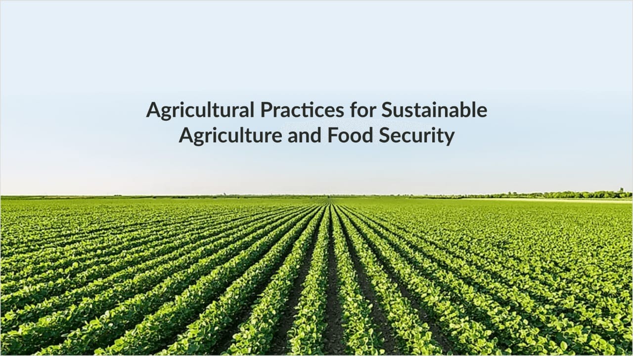 Sustainable Agriculture for Food Security: Sustainable Agriculture for Food Security: