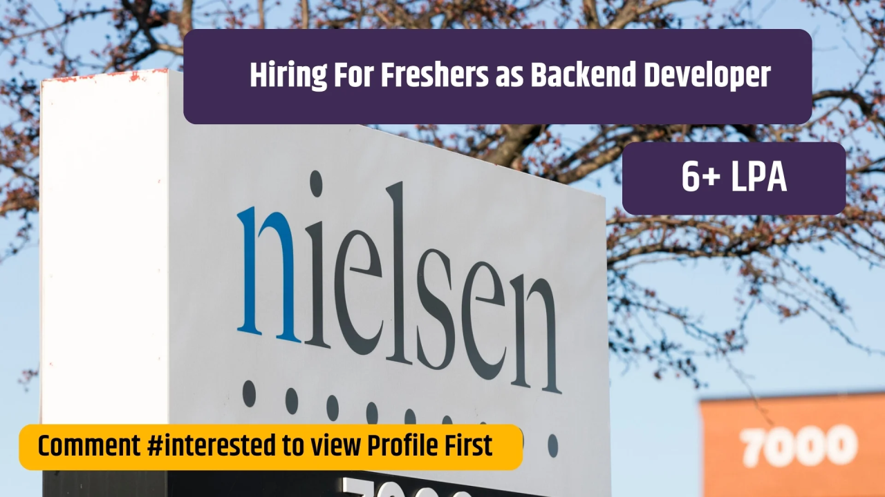 Nielsen Careers: Hiring Backend Developer Apply Now Nielsen Careers: Hiring Backend Developer Apply Now