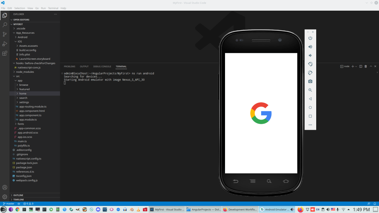 Up and running Angular application on Android mobile phone with ... Up and running Angular application on Android mobile phone with ...