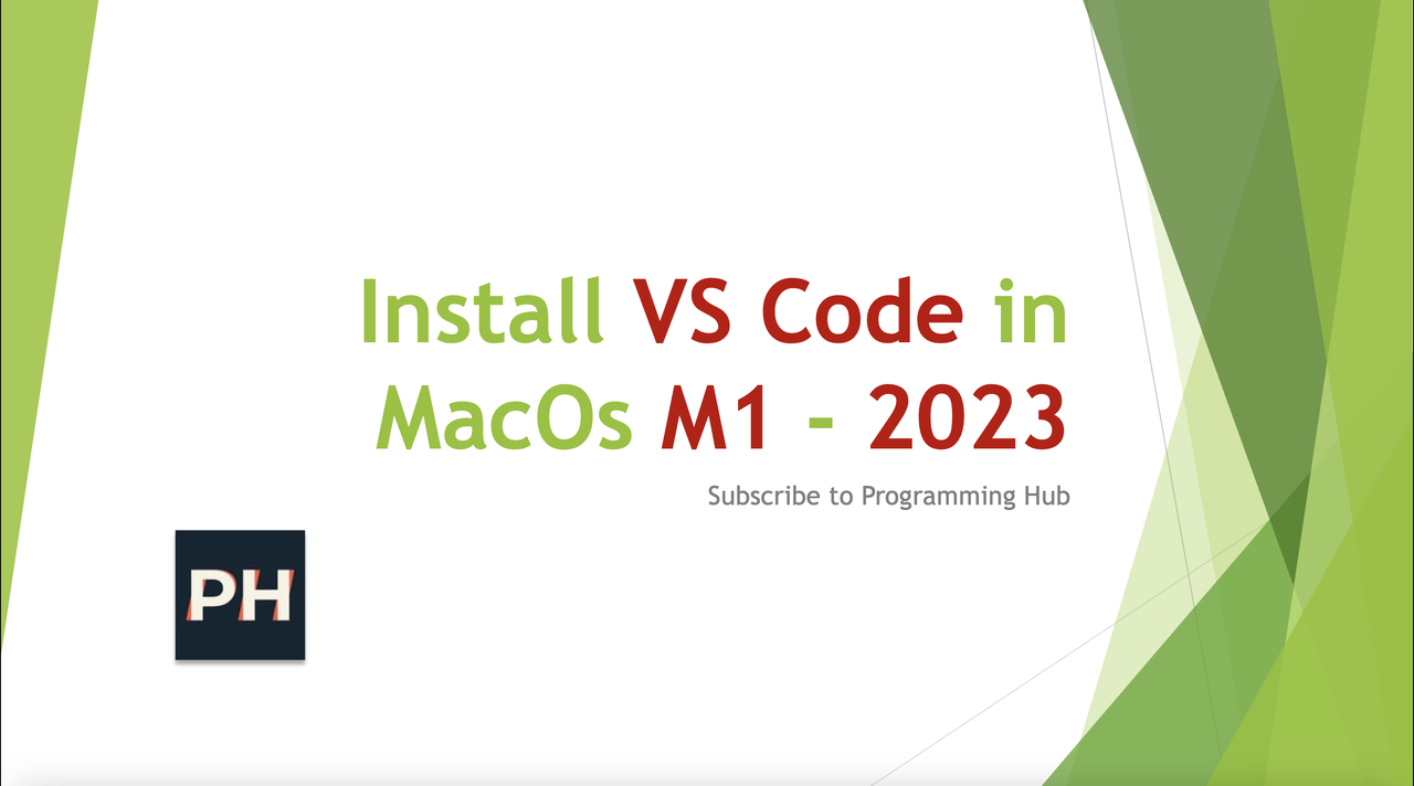 How to Setup VS Code in MacOS M1 in 2023 | Programming Hub How to Setup VS Code in MacOS M1 in 2023 | Programming Hub