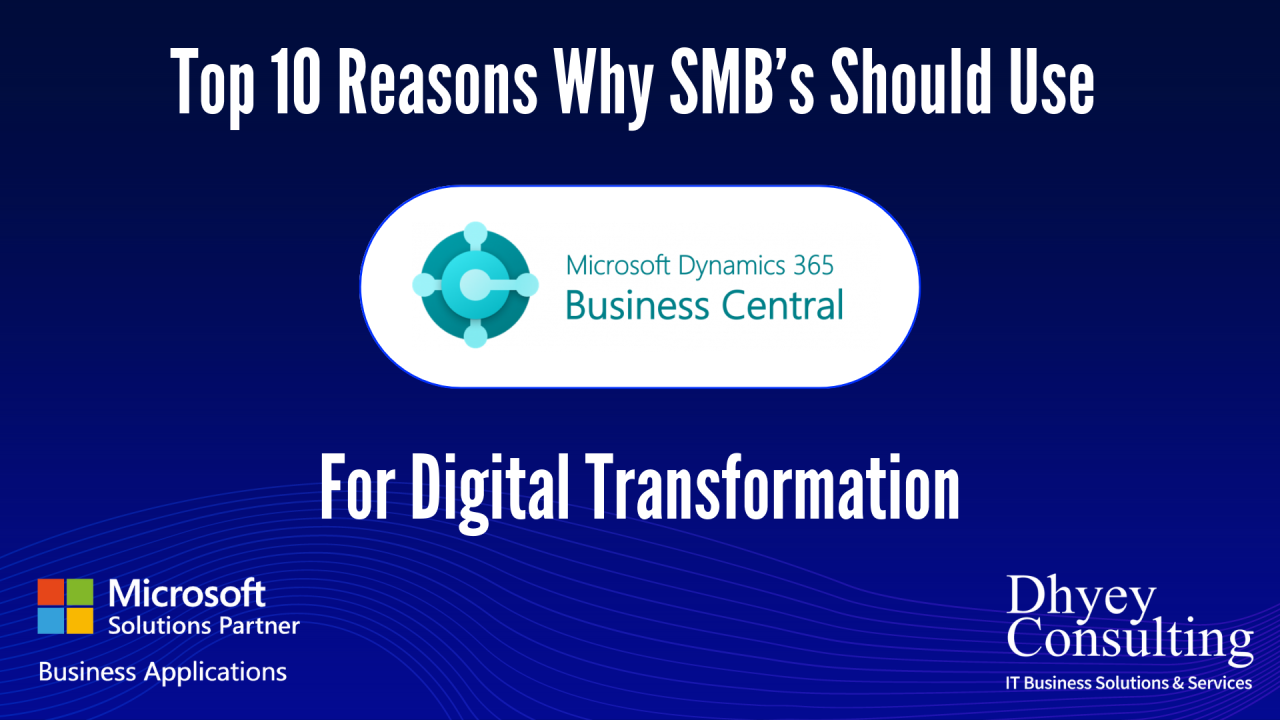 Top 10 Reasons Why SMB’s Should Use Microsoft Dynamics 365 Business ... Top 10 Reasons Why SMB’s Should Use Microsoft Dynamics 365 Business ...