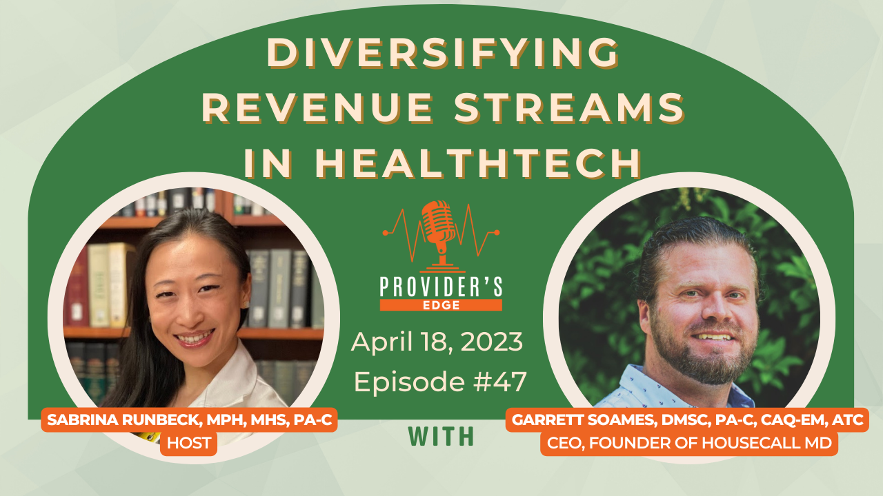 Diversifying Revenue Streams in HealthTech: Tips from A Successful Founder Diversifying Revenue Streams in HealthTech: Tips from A Successful Founder