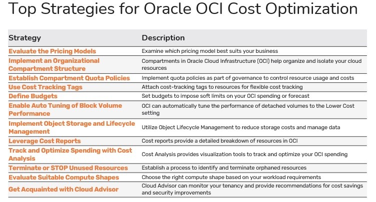 10 Effective Strategies to Keep Oracle Costs Under Control 10 Effective Strategies to Keep Oracle Costs Under Control