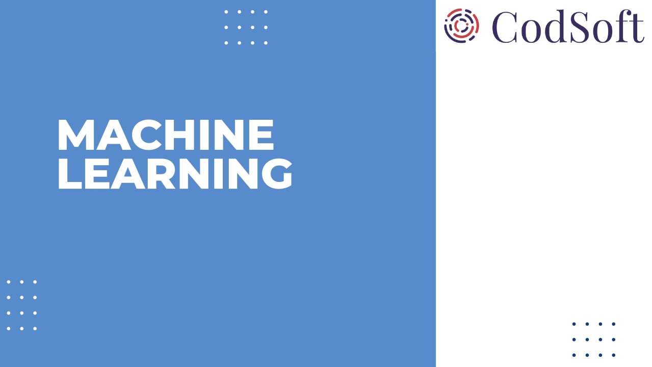 Machine Learning Internship Experience at CODSOFT!! Machine Learning Internship Experience at CODSOFT!!