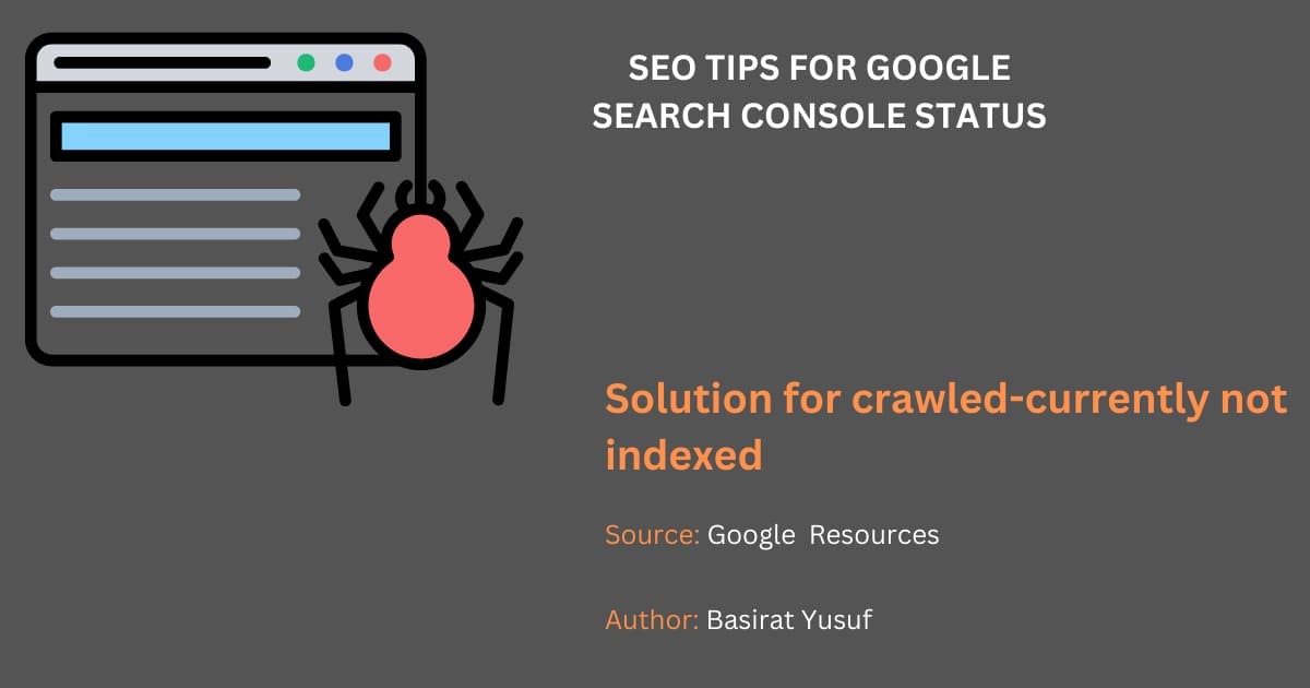 How to Fix Crawled-currently not Indexed Status How to Fix Crawled-currently not Indexed Status