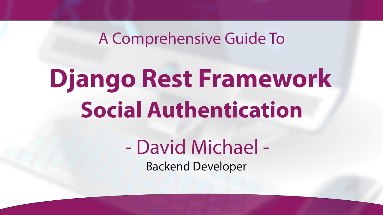 Django REST Framework Sign-up/Sign-in With Social Accounts Django REST Framework Sign-up/Sign-in With Social Accounts