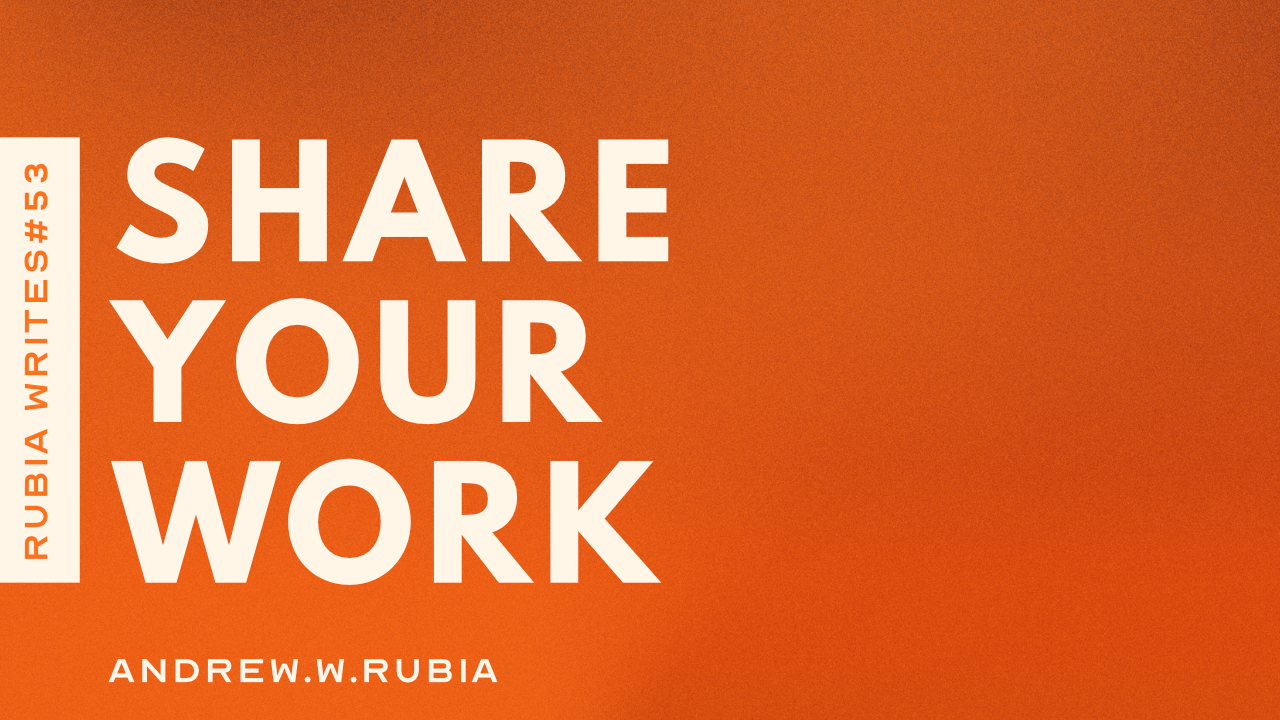 Share your work Share your work