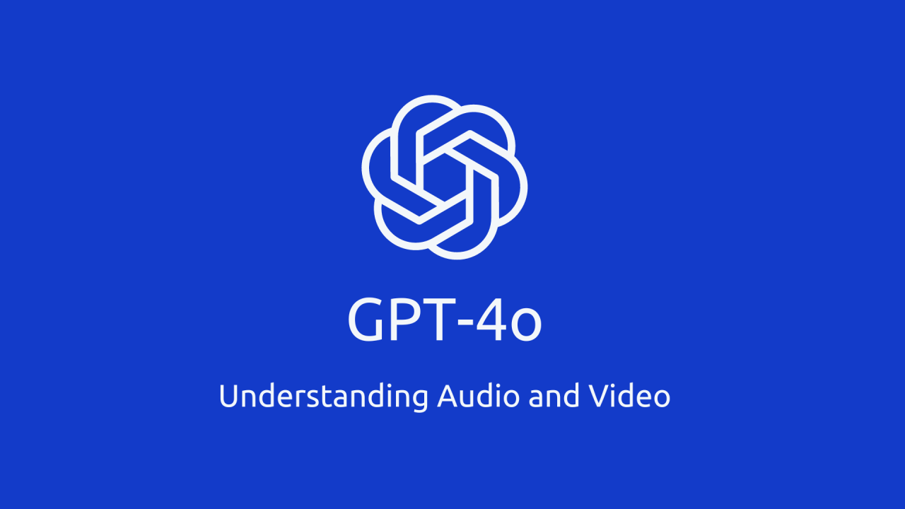 GPT 4o: Faster, Smarter, and Understanding Audio and Video GPT 4o: Faster, Smarter, and Understanding Audio and Video
