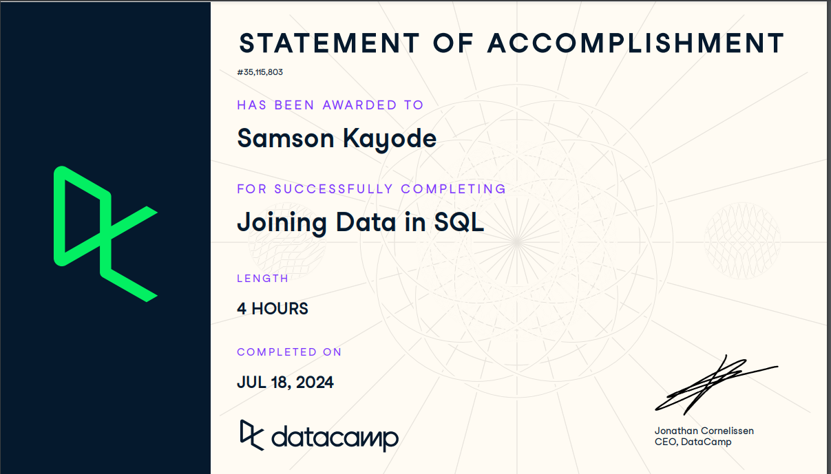 Celebrating a Milestone: Mastering SQL Joins and Subqueries Celebrating a Milestone: Mastering SQL Joins and Subqueries
