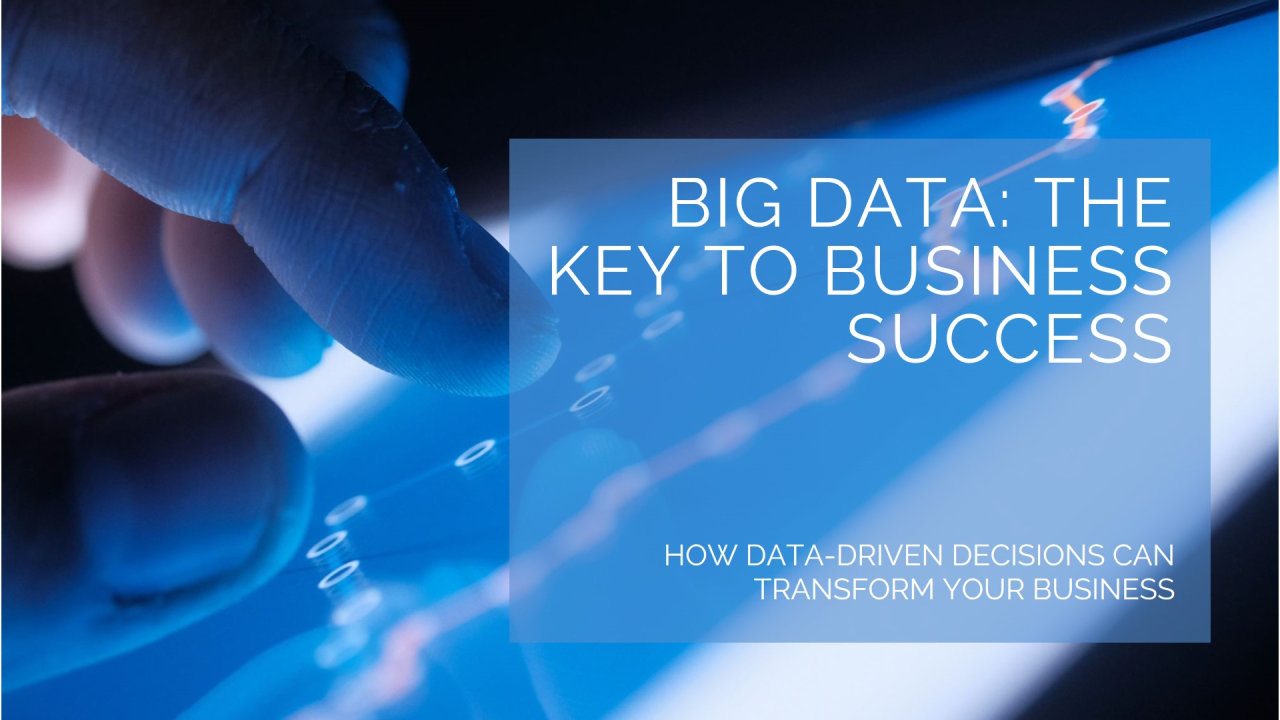 Decoding Success - The Pivotal Role of Big Data in Decision-Making for ... Decoding Success - The Pivotal Role of Big Data in Decision-Making for ...