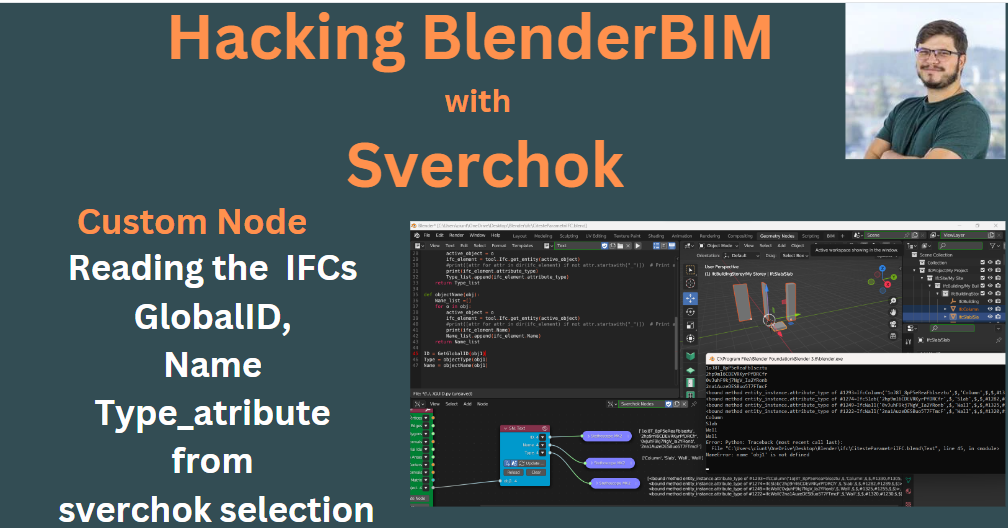 Read IFC attributes from BlenderBIM with Sverchok selection - custom ... Read IFC attributes from BlenderBIM with Sverchok selection - custom ...