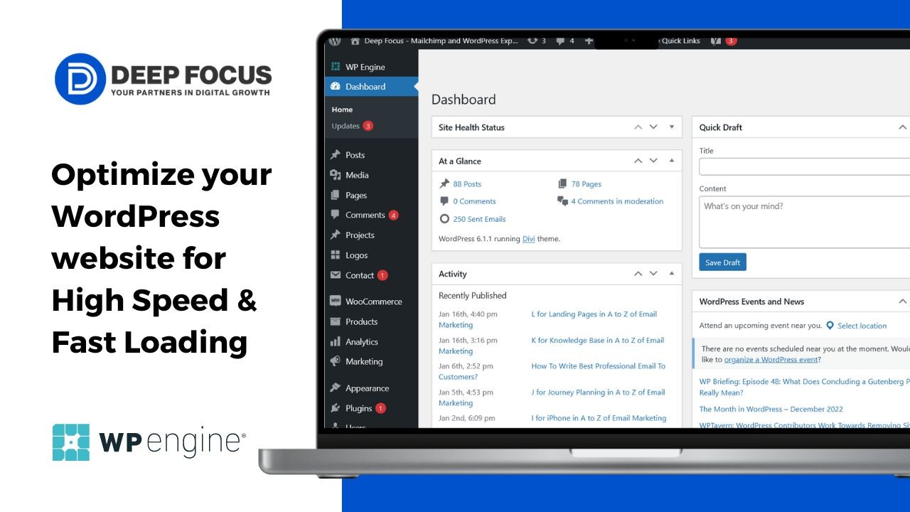 Optimizing your WordPress website for High Speed and Fast Loading Optimizing your WordPress website for High Speed and Fast Loading