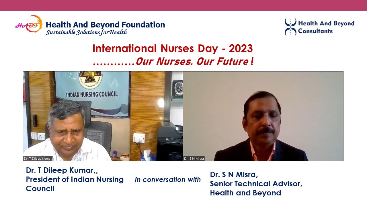 International Nurses Day 2023- In conversation with Dr. T Dileep Kumar ... International Nurses Day 2023- In conversation with Dr. T Dileep Kumar ...