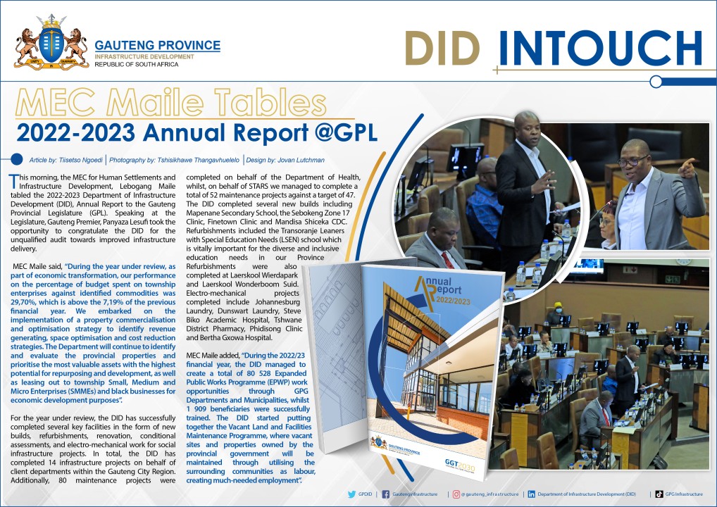 MEC Maile Tables 2022-2023 Annual Report @GPL MEC Maile Tables 2022-2023 Annual Report @GPL