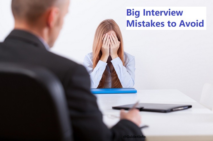 Interview mistakes to avoid in an interview? Interview mistakes to avoid in an interview?
