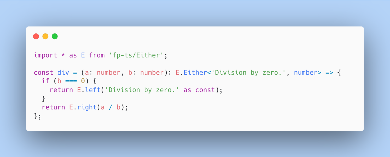 How can errors be documented with types in TypeScript How can errors be documented with types in TypeScript