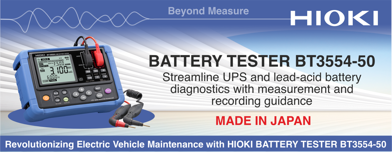 Revolutionizing Electric Vehicle Maintenance with HIOKI BATTERY TESTER ... Revolutionizing Electric Vehicle Maintenance with HIOKI BATTERY TESTER ...