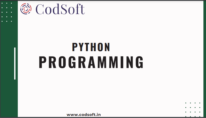 My experience of internship journey with CODSOFT My experience of internship journey with CODSOFT