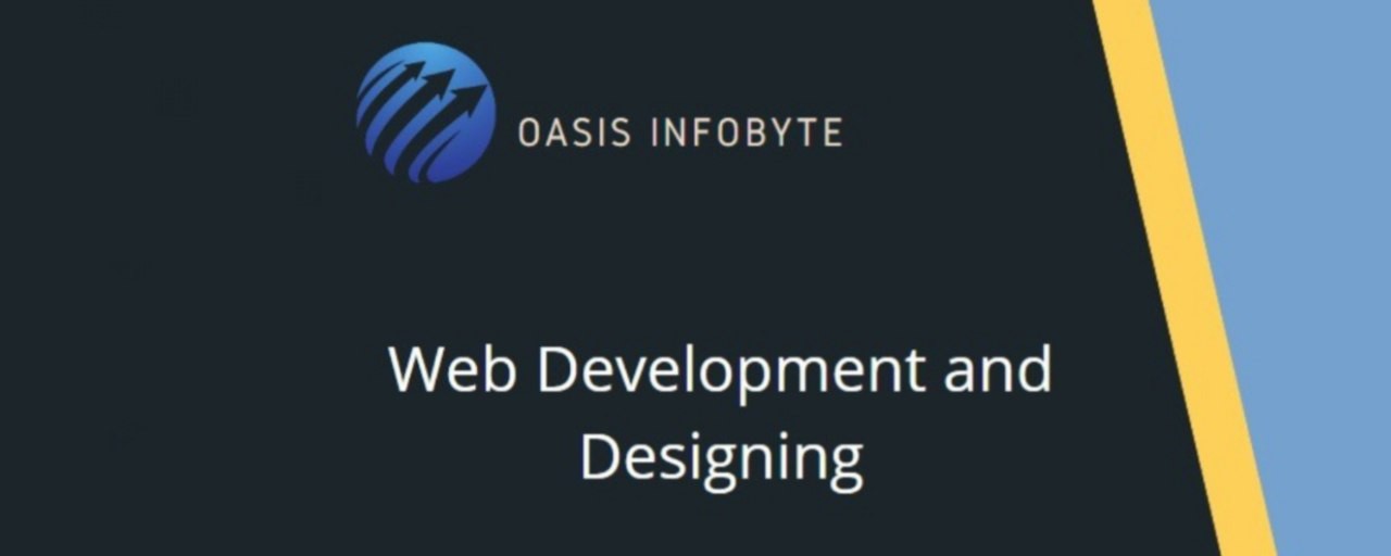 OASIS INFOBYTE INTERNSHIP EXPERIENCE OASIS INFOBYTE INTERNSHIP EXPERIENCE