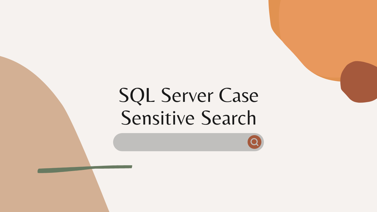 How to find strings with lower/upper case characters in SQL Server? How to find strings with lower/upper case characters in SQL Server?